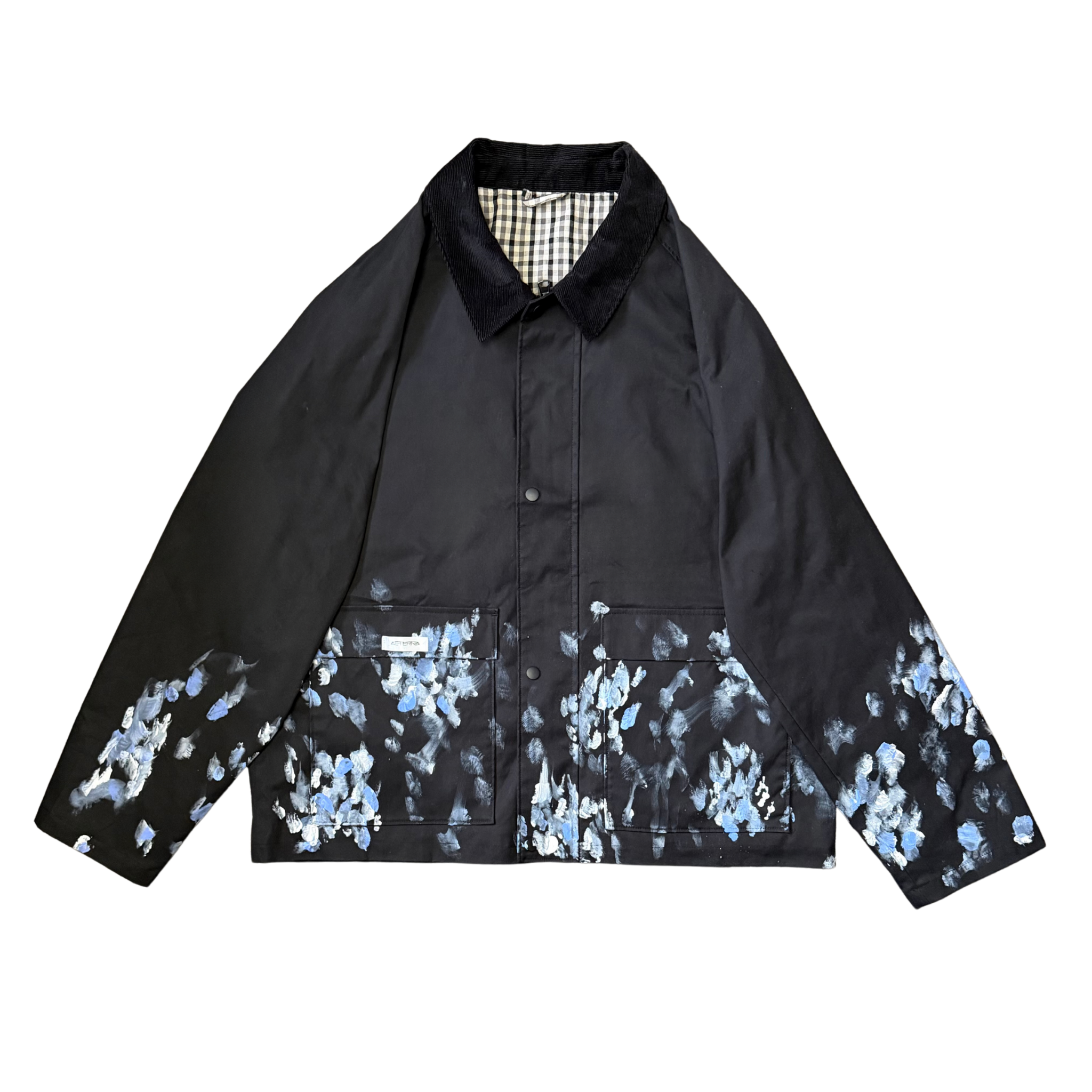 Black Reversible Paint Jacket – Aeterna
